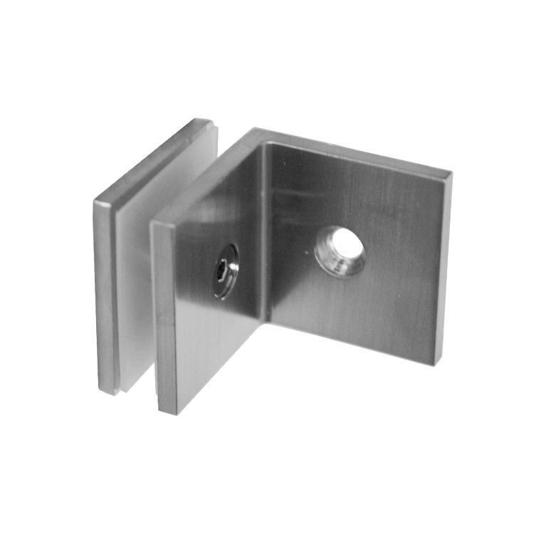 Conector fijo a 90º con pata | Vetroglass